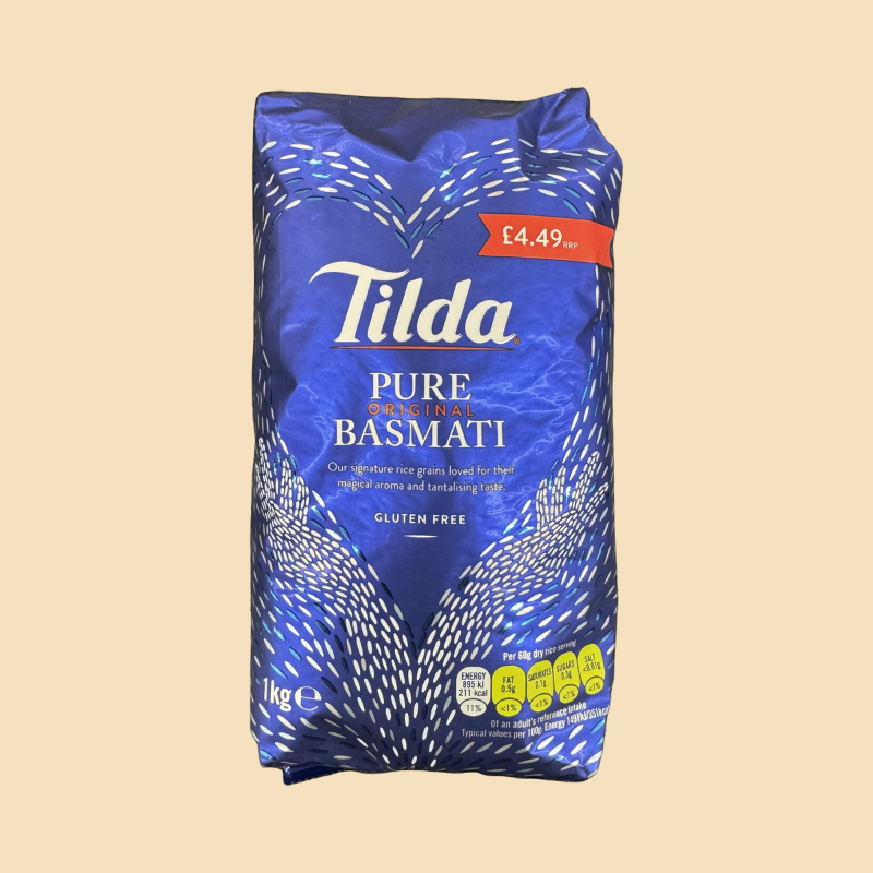 Tilda Pure Basmati Rice 1kg